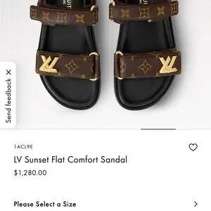 Louis Vuitton | Shoes | Louis Vuitton Monogram Brown And Black Sandals ...